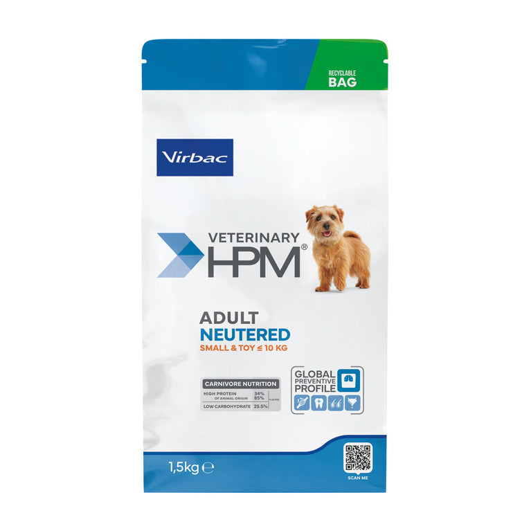 VIRBAC DOG ADULT NEUTERED S&T 1.5KG REVAMPING – HVA Nutrición Animal S.A