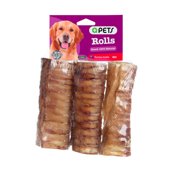 +QPETS DOG ROLLS 3UND – HVA Nutrición Animal S.A